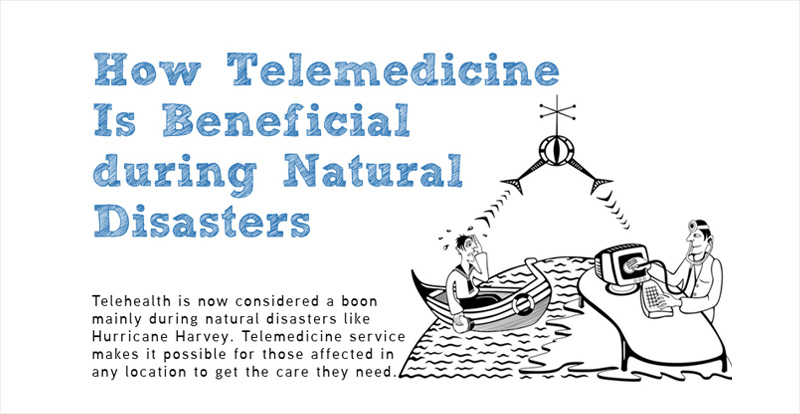 How Telemedicine Is Beneficial during Natural Disasters | Infographic