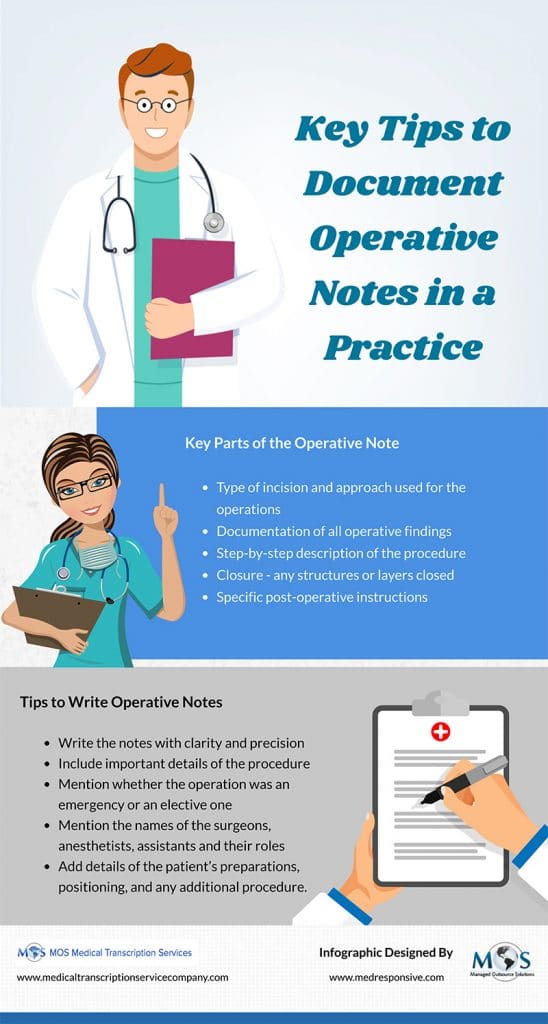 Key Tips to Document Operative Notes in a Practice