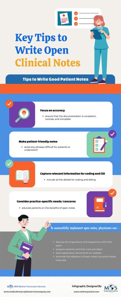 Key Tips To Write Open Clinical Notes