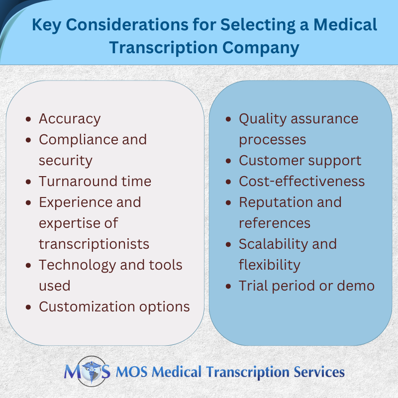 What to Consider When Hiring a Medical Transcription Service